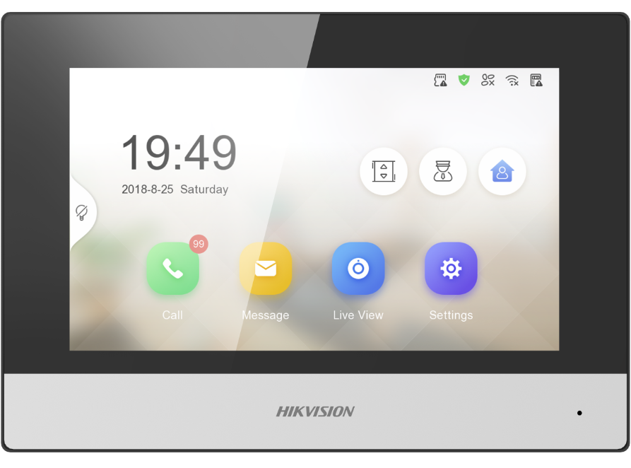 Hikvision IP VDP Indoor Station 7 inch Touch DS-KH6320-WTE1